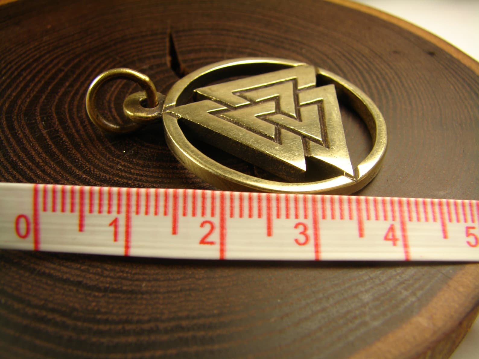 Valknut Bronze Pendant Viking Jewelry Norse Scandinavian | Etsy
