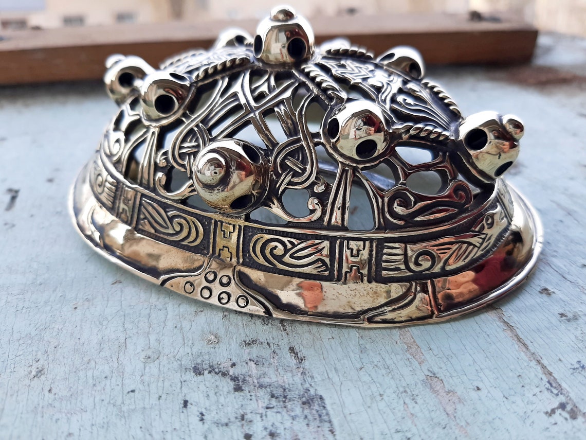 Viking brooch Turtle Fibula lightweight Replica Viking Age | Etsy