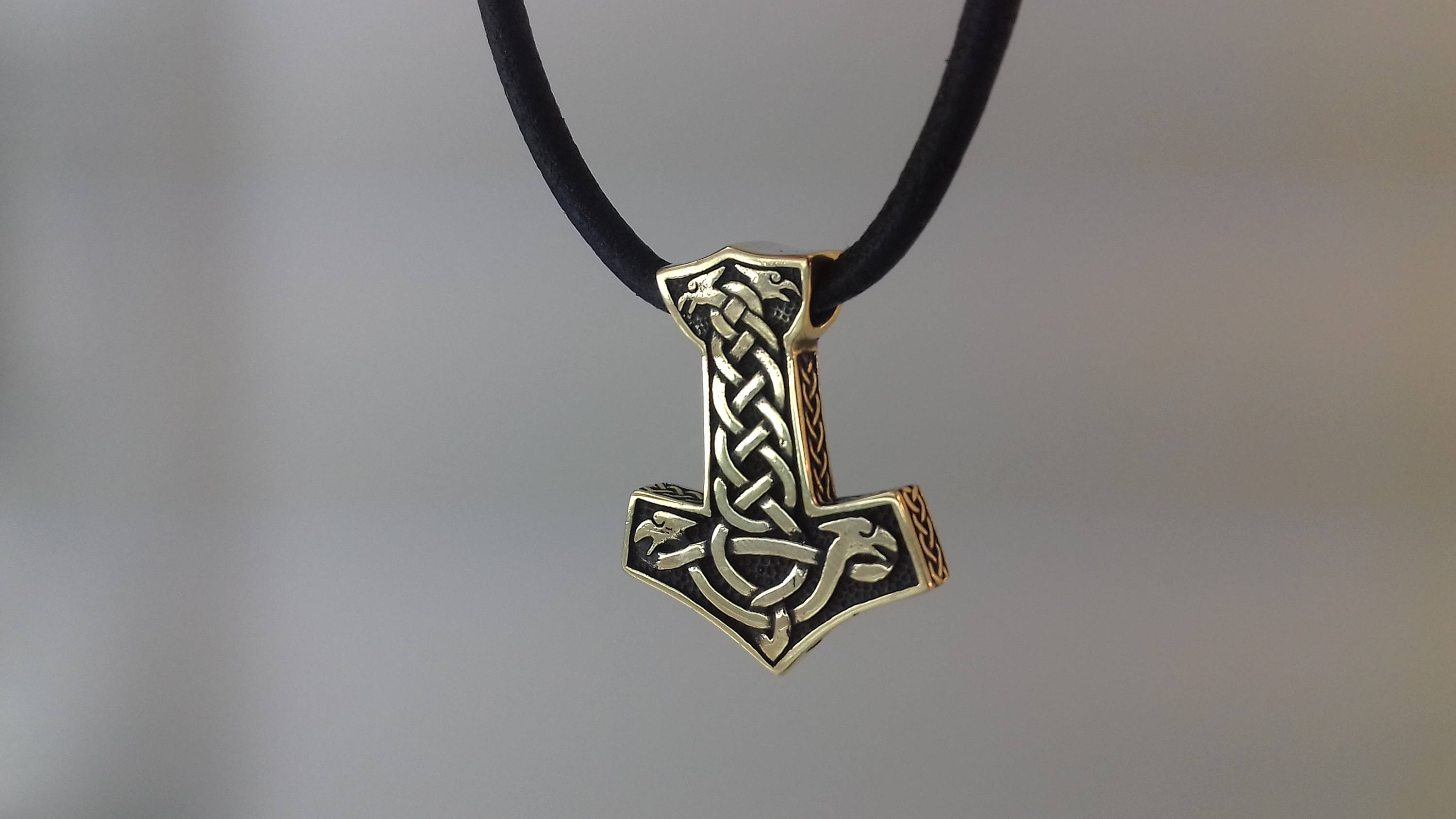 Mjolnir Pendant, Thor's Hammer, Viking Jewelry, Mjölnir Necklace ...
