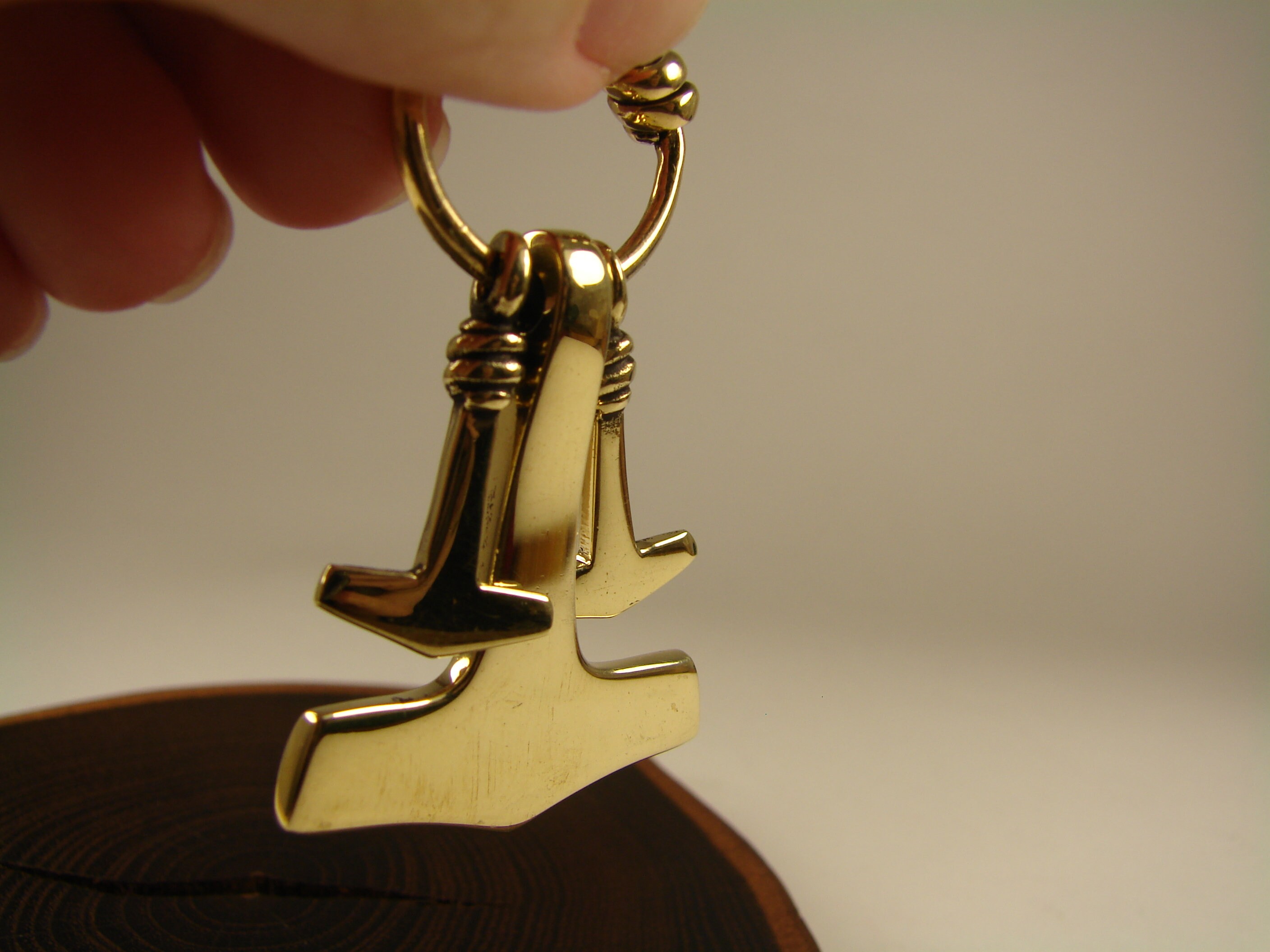 Mjolnir Bronze Thor's Hammer Viking Amulet Necklace - Etsy