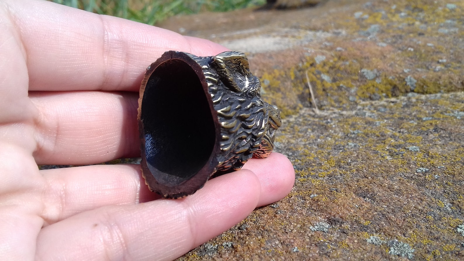 Knife Pommel Wolf Head Wild Dog Guard Bolster Pommel Custom - Etsy