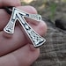 Tyr Rune Pendant Silver Viking Amulet Tiwaz Rune Pendant - Etsy