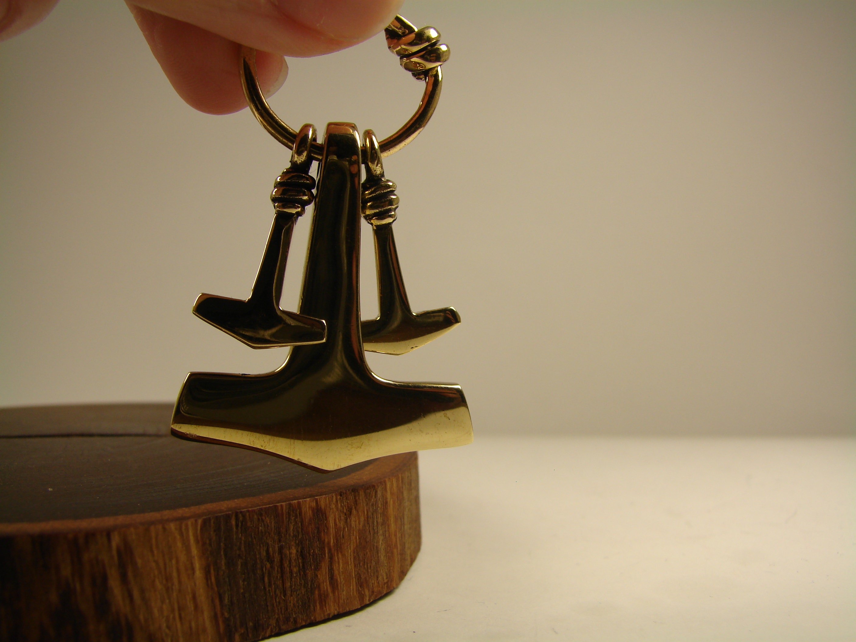 Mjolnir Bronze Thor's Hammer Viking Amulet Necklace - Etsy