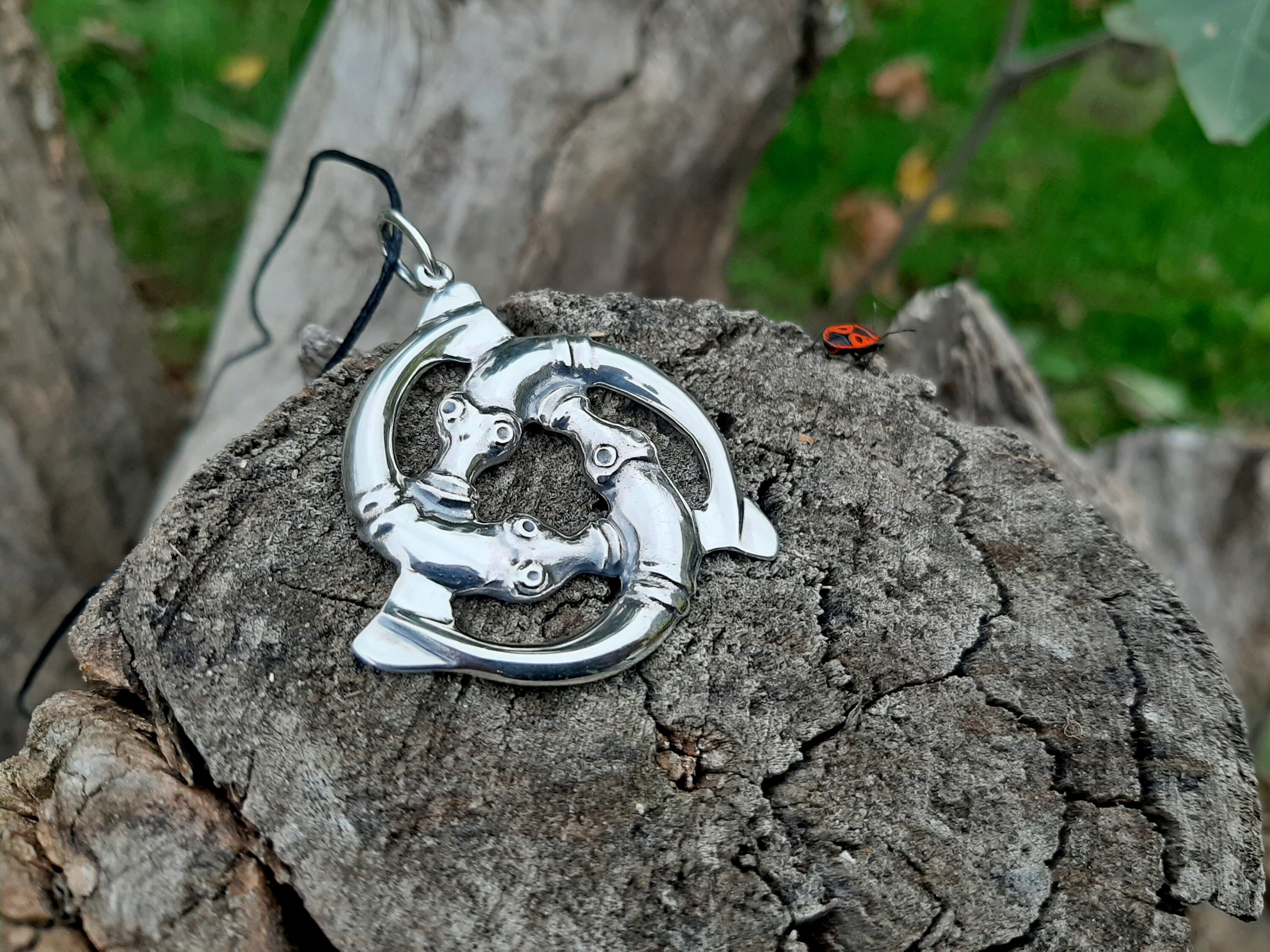 Silver Fish Necklace, Scythian Museum Replica, Fantasy Pendant, Ancient ...
