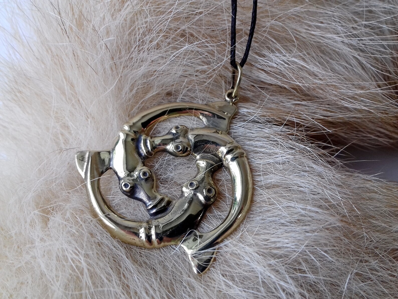 Bronze Fish Necklace, Scythian Replica, Fantasy Pendant, Ancient ...