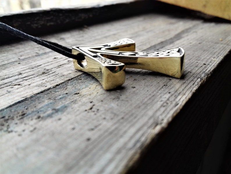 Tyr Rune Pendant Teiwaz Bronze Viking Jewelry Tiwaz Rune | Etsy