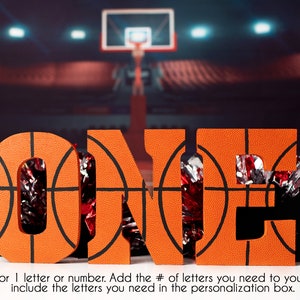 Basketball Birthday, 1st Birthday, Basketball, Basketball Letters ...