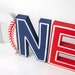 Baseball 1st Birthday Letters: Hand-painted Party Decor - Etsy