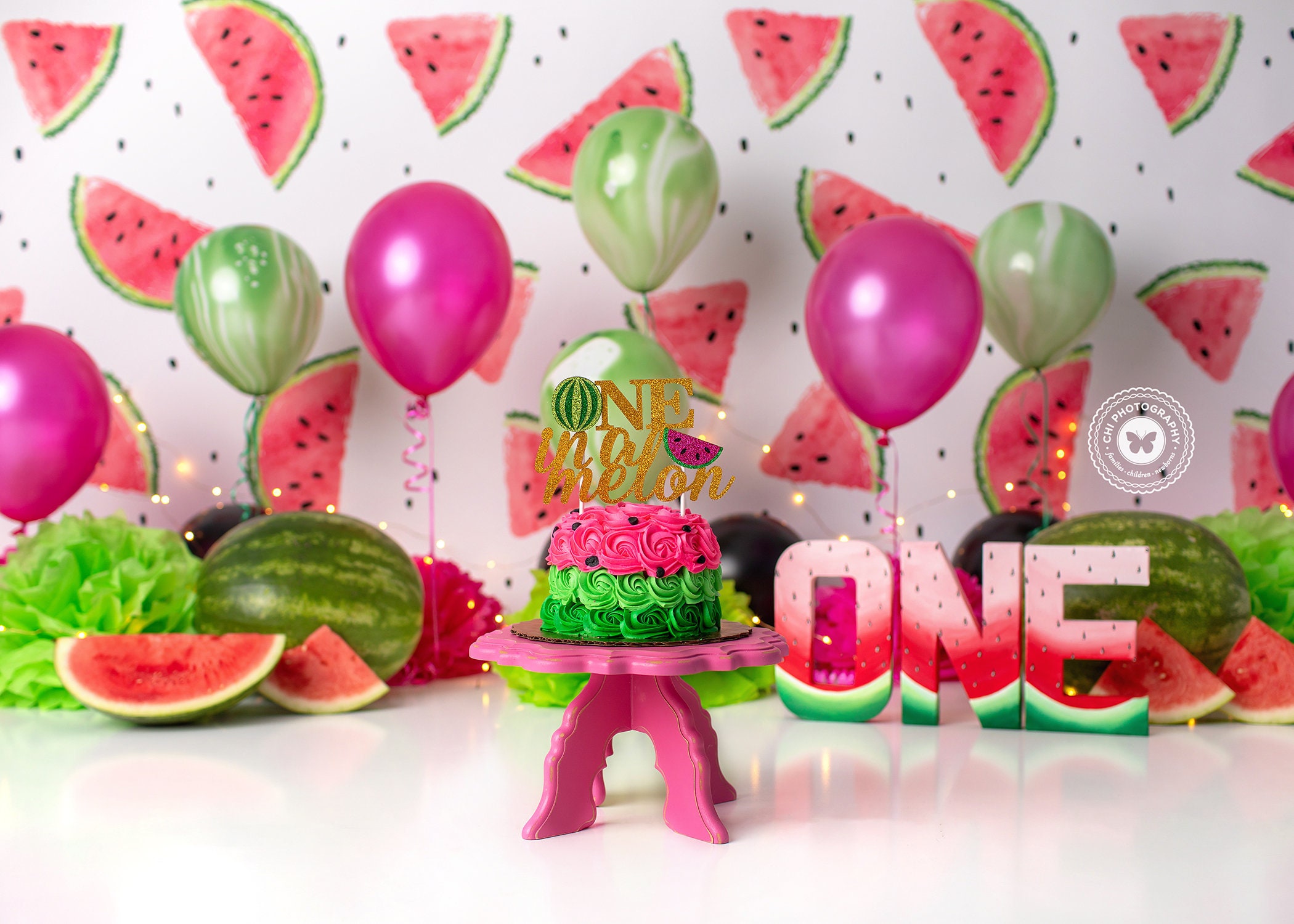 Watermelon 1st Birthday Letters First Birthday Watermelon | Etsy