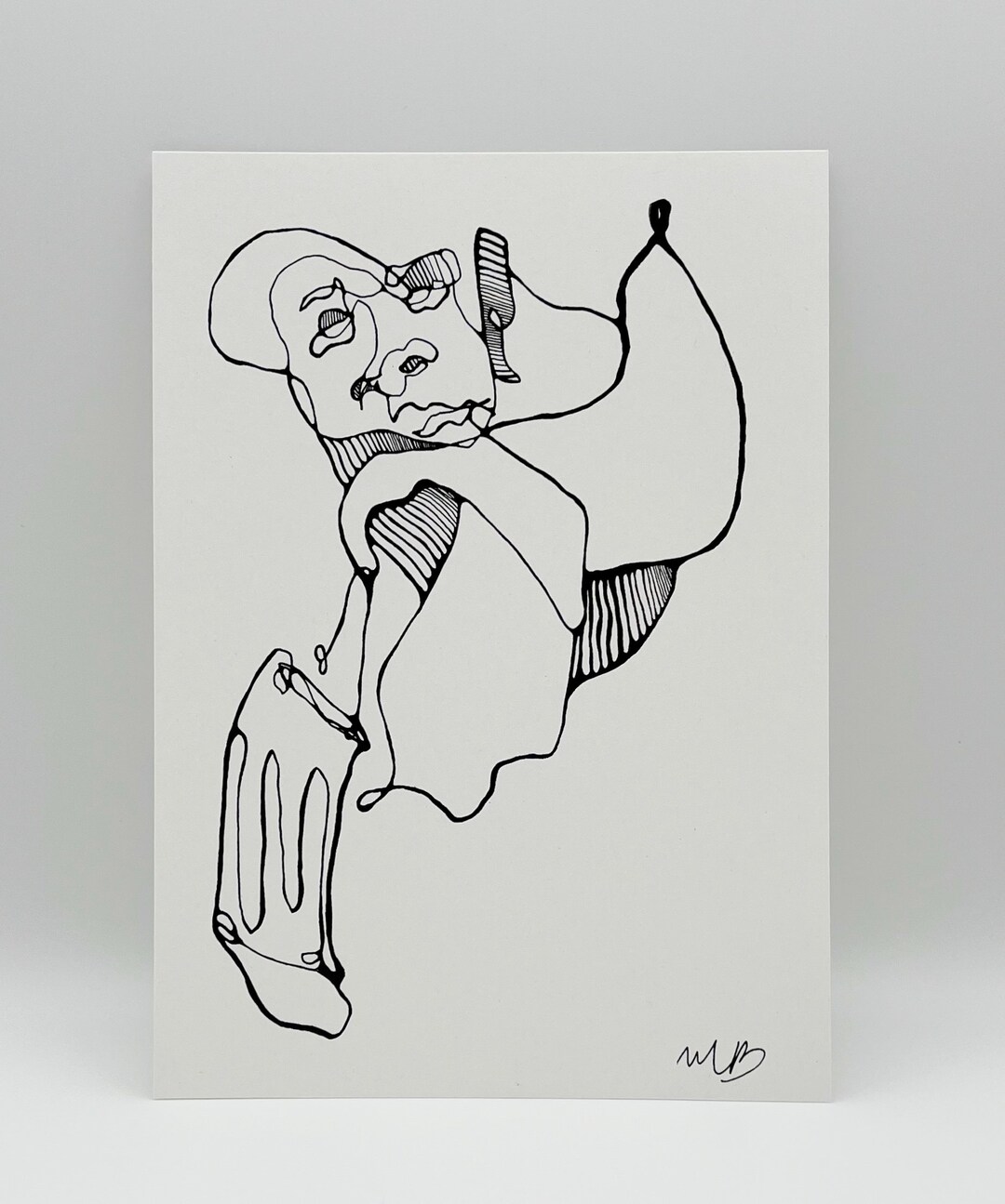 Contour Mini Print 5x7 Print - Etsy