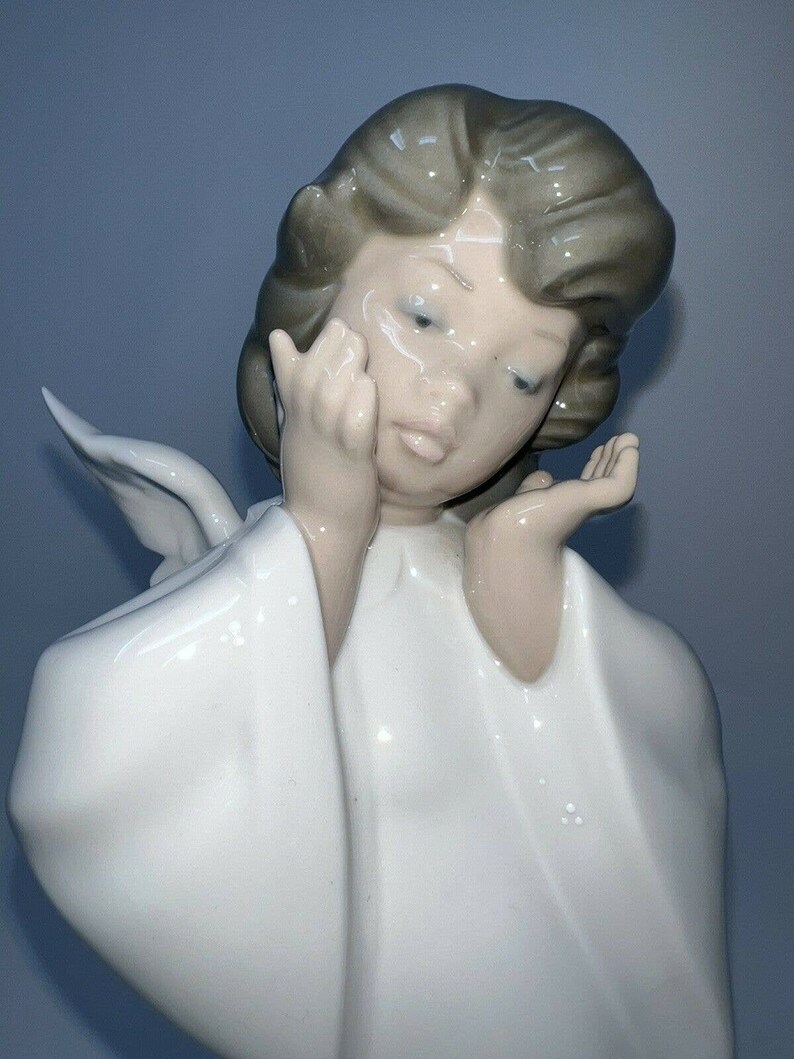 Vintage LLADRO #4959 MIME ANGEL Wings Figurine Mint! 8 3/4” Tall Spain ...