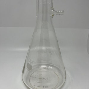 PYREX Glass 2000ml Filtering Flasks Heavy Wall Side Tube 1/2 OD 5340-2L ...