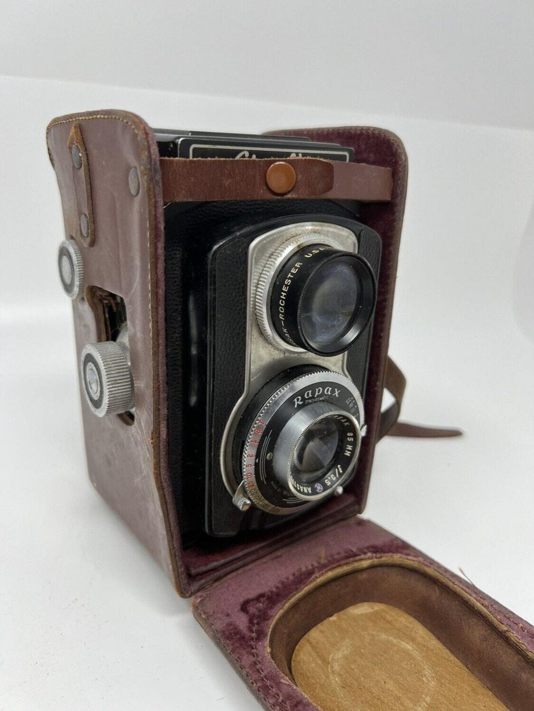 Vintage Ciro Flex Rapax Wollensack 85MM Camera With Leather Case USA - Etsy