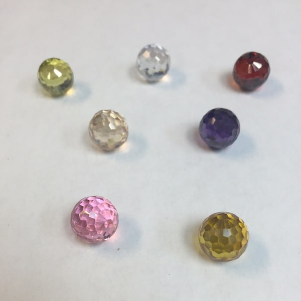 Faceted Crystal Ball - Etsy