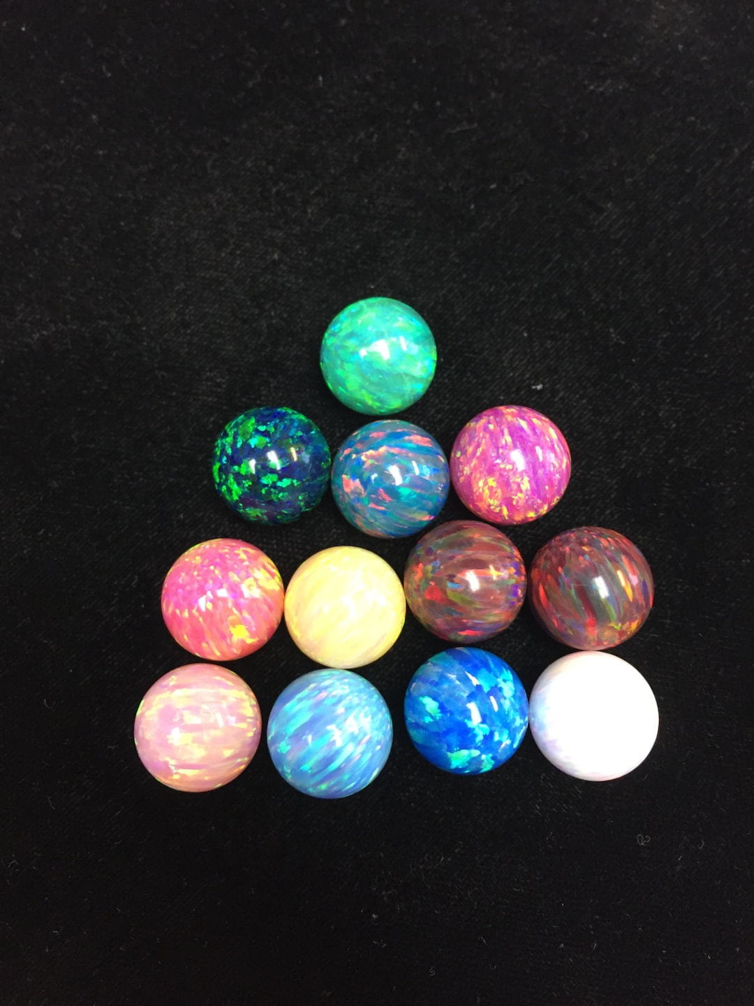 12mm Undrilled Synthetic Opal Balls (no Hole) Variation of Colors - Etsy