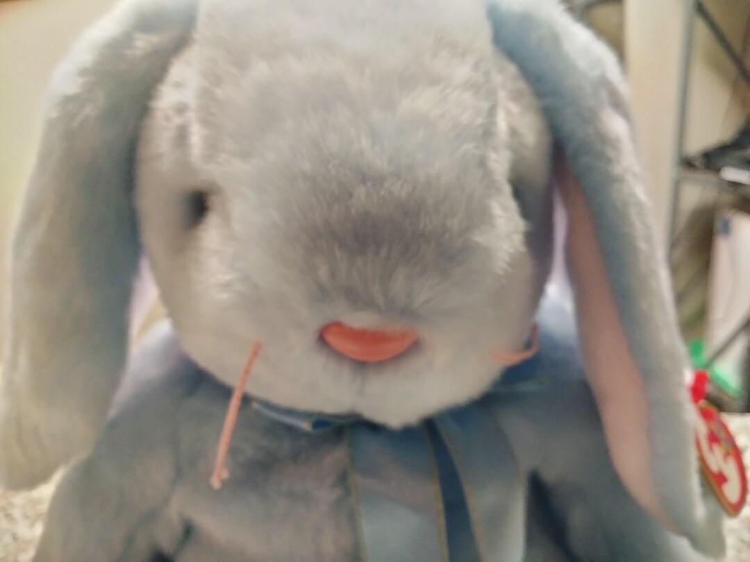 Ty Beanie Buddies FLOPPITY the Light Blue Bunny Rabbit With - Etsy
