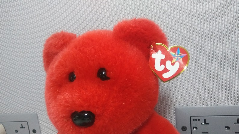 Ty Beanie Buddies Pierre the Red Canadian Stuffed Plushy Bear - Etsy