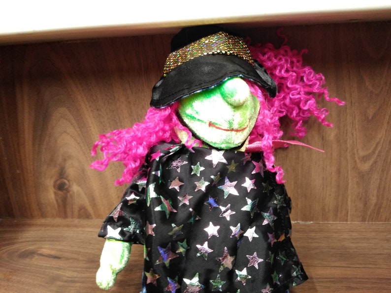 Ty Beanie Babies Scary the Green Faced Witch - Etsy