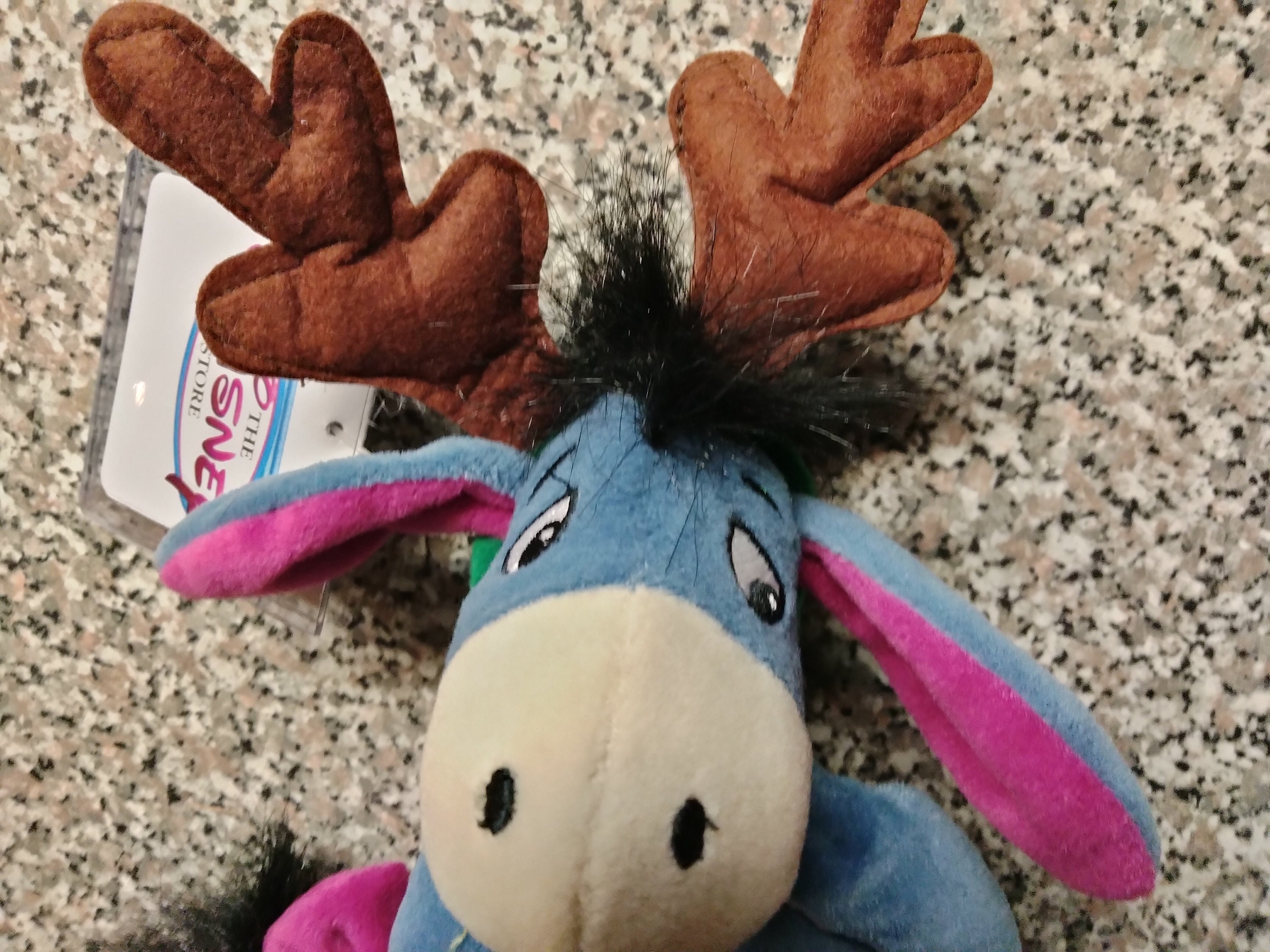 The Disney Store's Eeyore the Cute Blue Christmas Donkey - Etsy