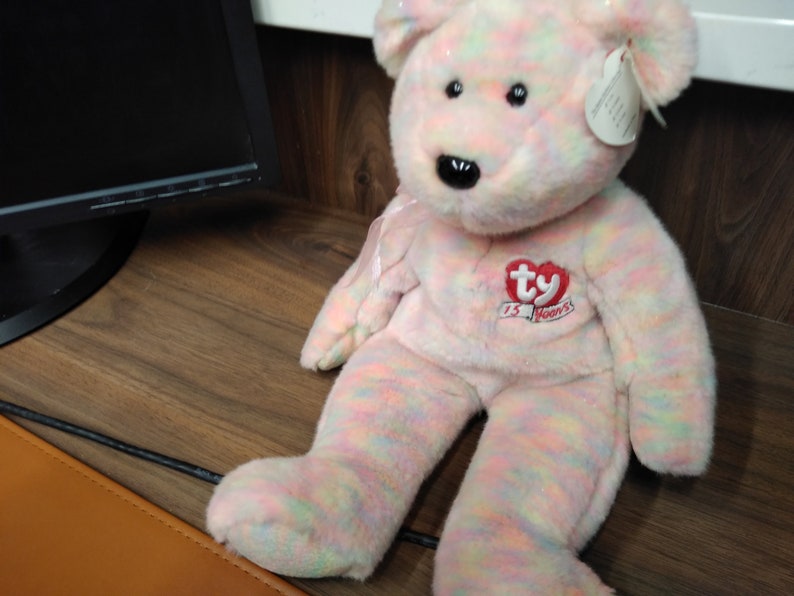 Ty Beanie Buddies Celebrate the Multi Colored Bear - Etsy