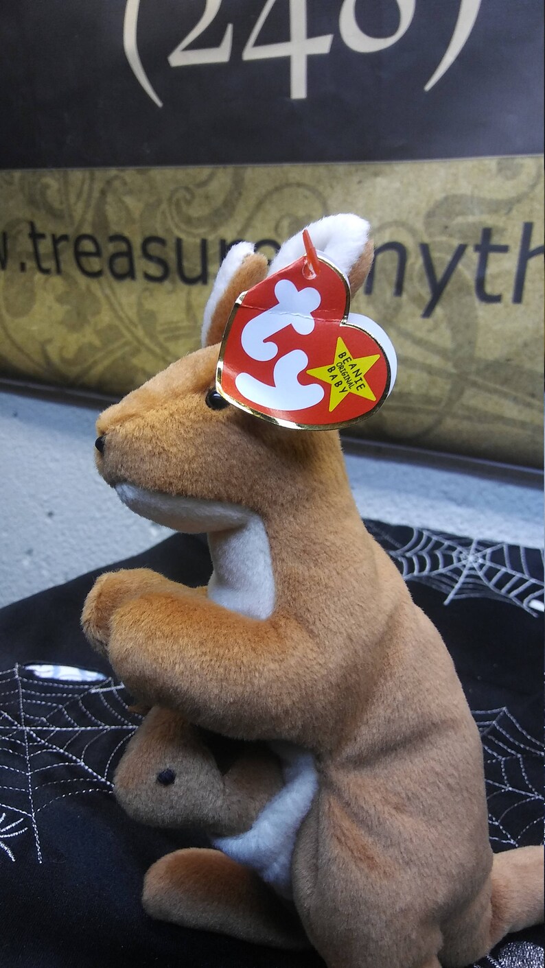 Ty Beanie Babies Pouch the Kangaroo. Brand New. - Etsy