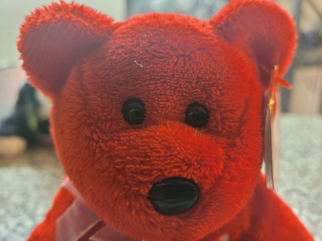 Ty Beanie Babies SECRET Soft Plush Red Valentine's Day Romantic Bear ...