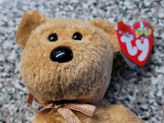 Ty Beanie Babies Cashew the Super Soft Plushy Bear Etsy UK