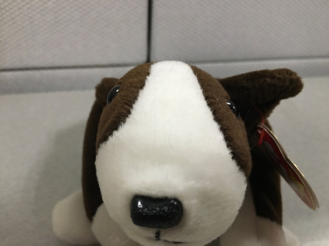 Ty Beanie Babies' Bruno the Brown and White Dog - Etsy