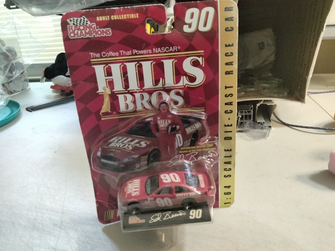 Racing Champions Hills Bros Coffee NASCAR Ed Berrier #90 Red and Black ...