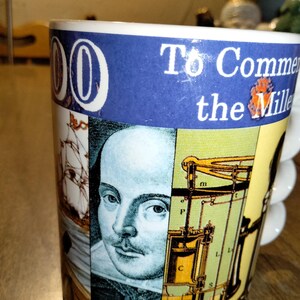 Whimsical Millennium Coffee Mug With Unique 2000 Handle - Etsy