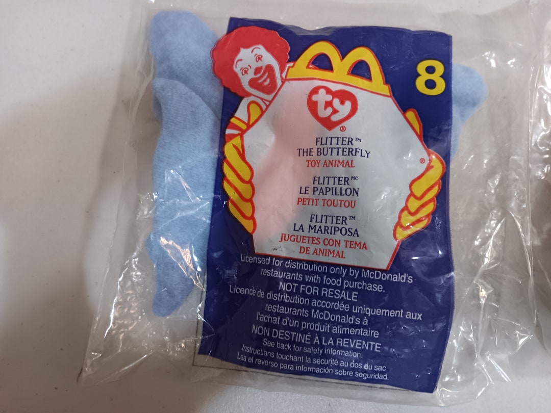 Ty Mcdonald's Teenies Flitter the Colorful Butterfly (still in Original ...
