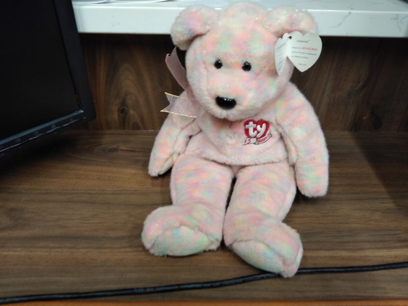 Ty Beanie Buddies Celebrate the Multi Colored Bear - Etsy