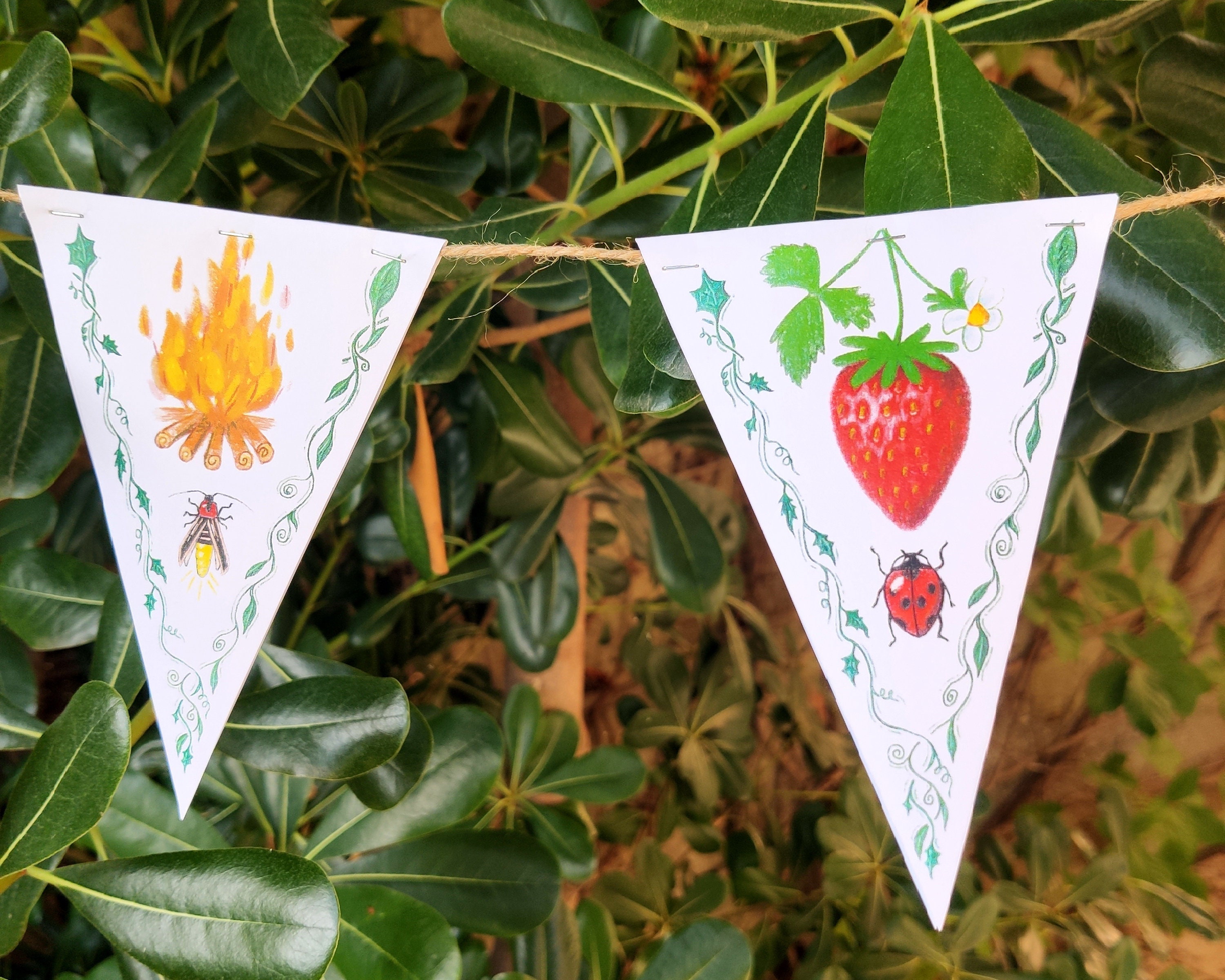 DIY Litha Flags, Printable Litha Decoration, Downloadable Litha Decor ...