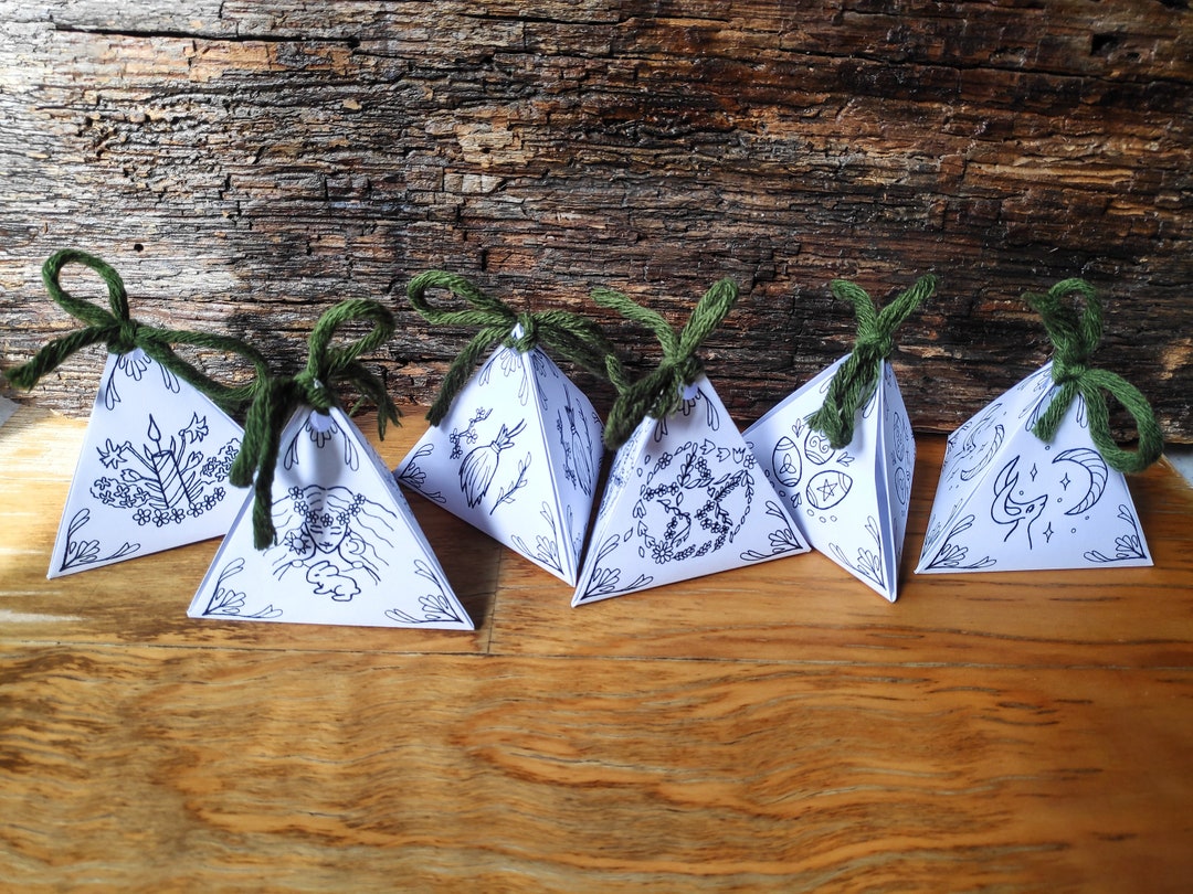 DIY Ostara Ornaments, Printable MYO Ostara Decoration, Downloadable ...