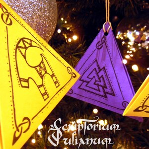 DIY Pagan Yule Ornaments, Printable Yule Decoration, Downloadable Yule ...