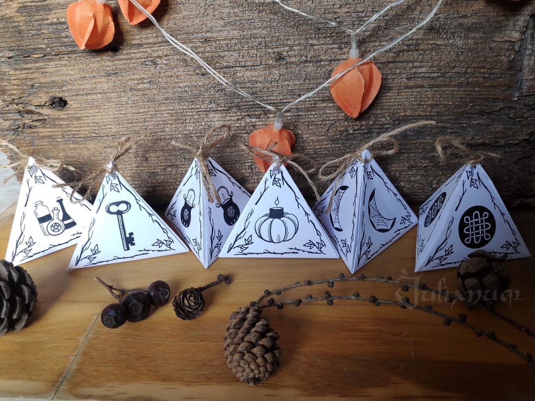 DIY Samhain Ornaments, Printable MYO Samhain Decoration, Downloadable ...