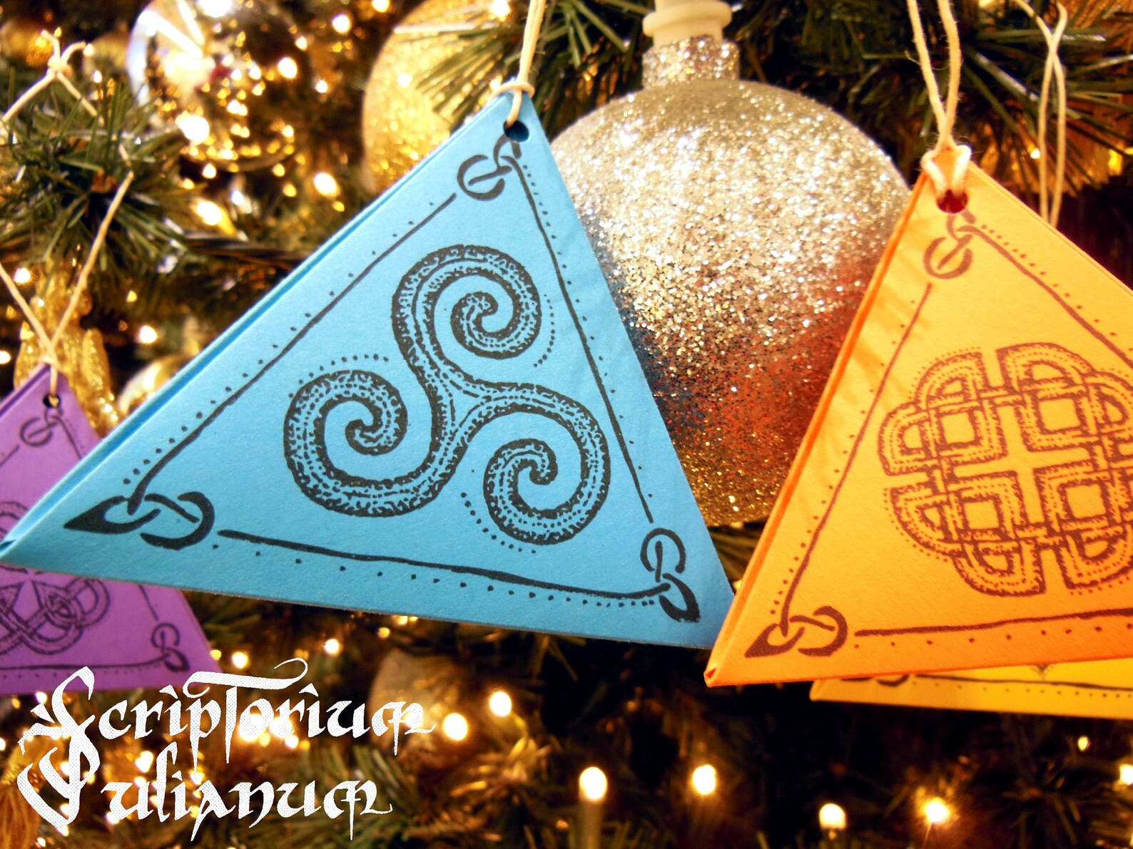 DIY Pagan Yule Ornaments, Printable Yule Decoration, Downloadable Yule ...
