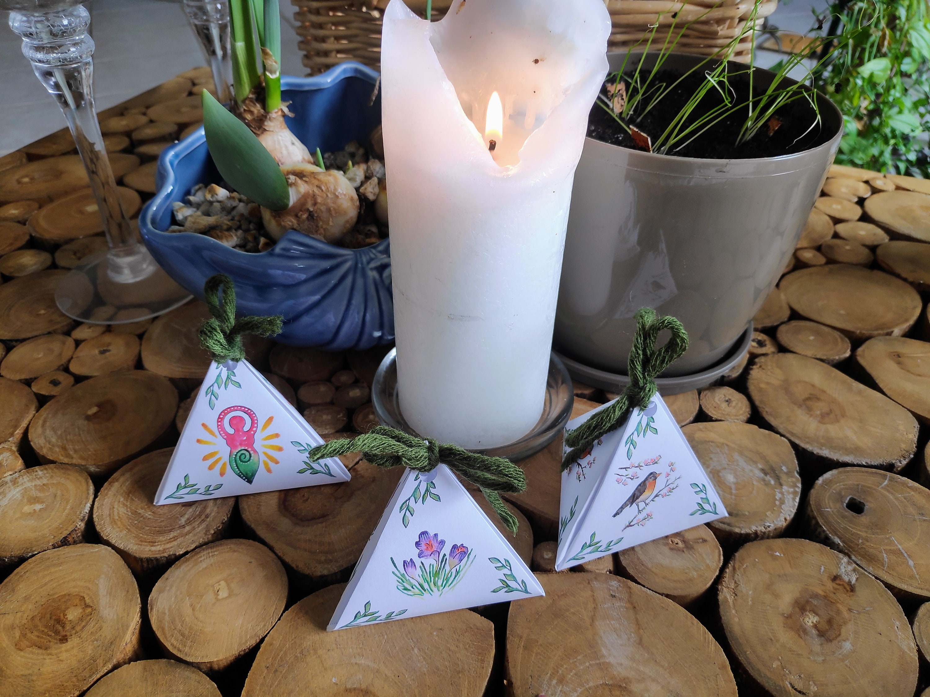 Bundle DIY Ostara Ornaments Printable Ostara Decoration - Etsy