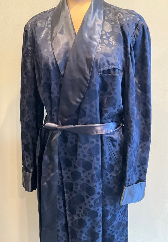 Royal Robes 1950s Rayon Satin Brocade Tie Belt - Gem