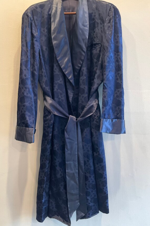 Royal Robes 1950s Rayon Satin Brocade Tie Belt - Gem