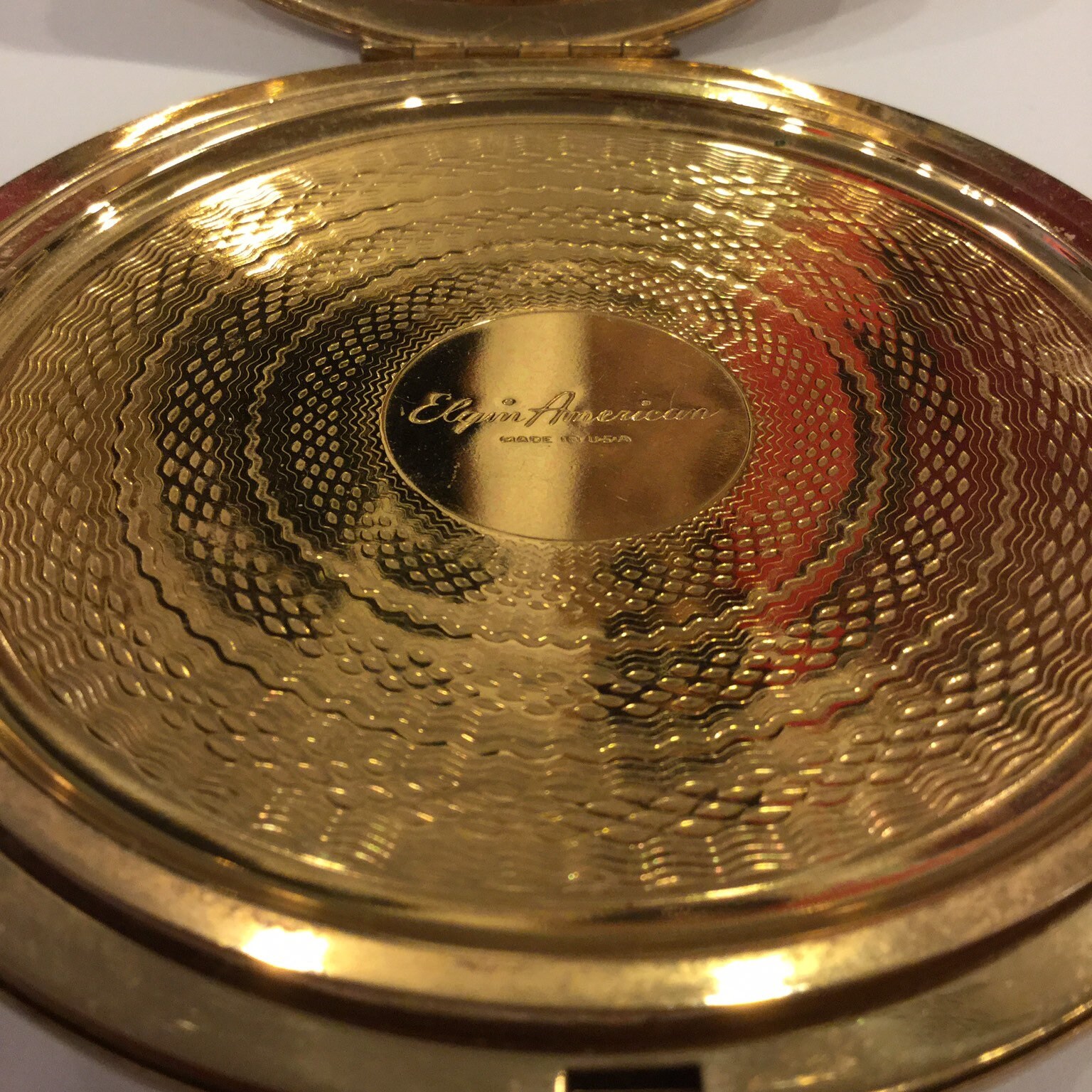 1940's Large Elgin American Powder Compact With Mirror Made in USA - Etsy