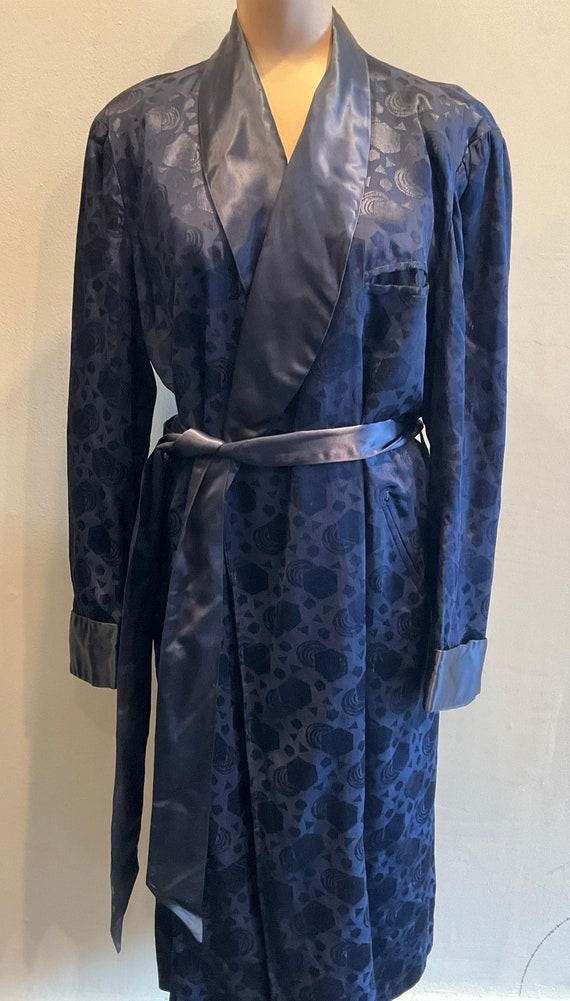 Royal Robes 1950s Rayon Satin Brocade Tie Belt - Gem