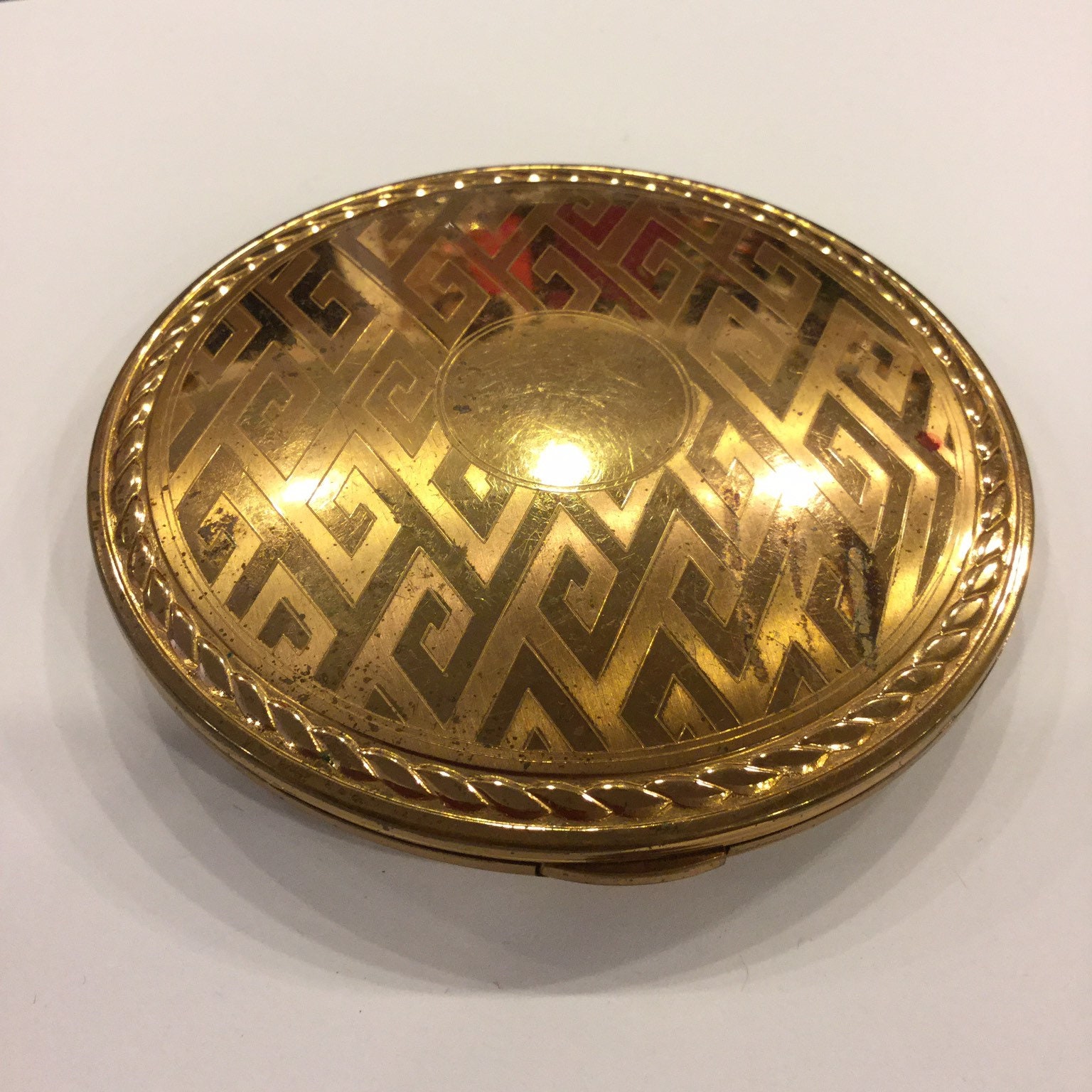 1940's Large Elgin American Powder Compact With Mirror Made in USA - Etsy