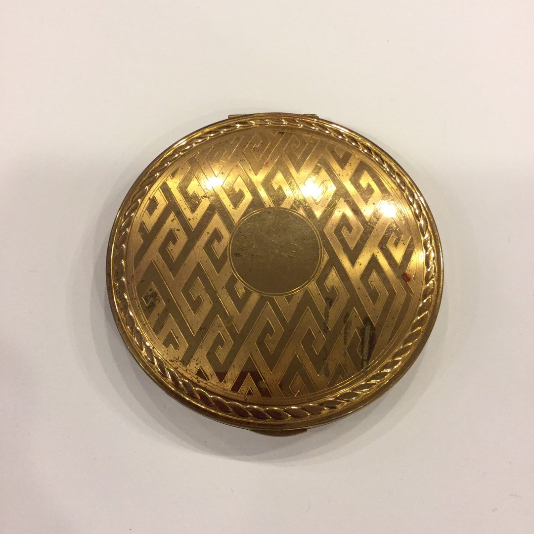 1940's Large Elgin American Powder Compact With Mirror Made in USA - Etsy