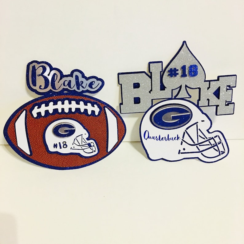 Custom Football Themed Door/locker Sign - Etsy