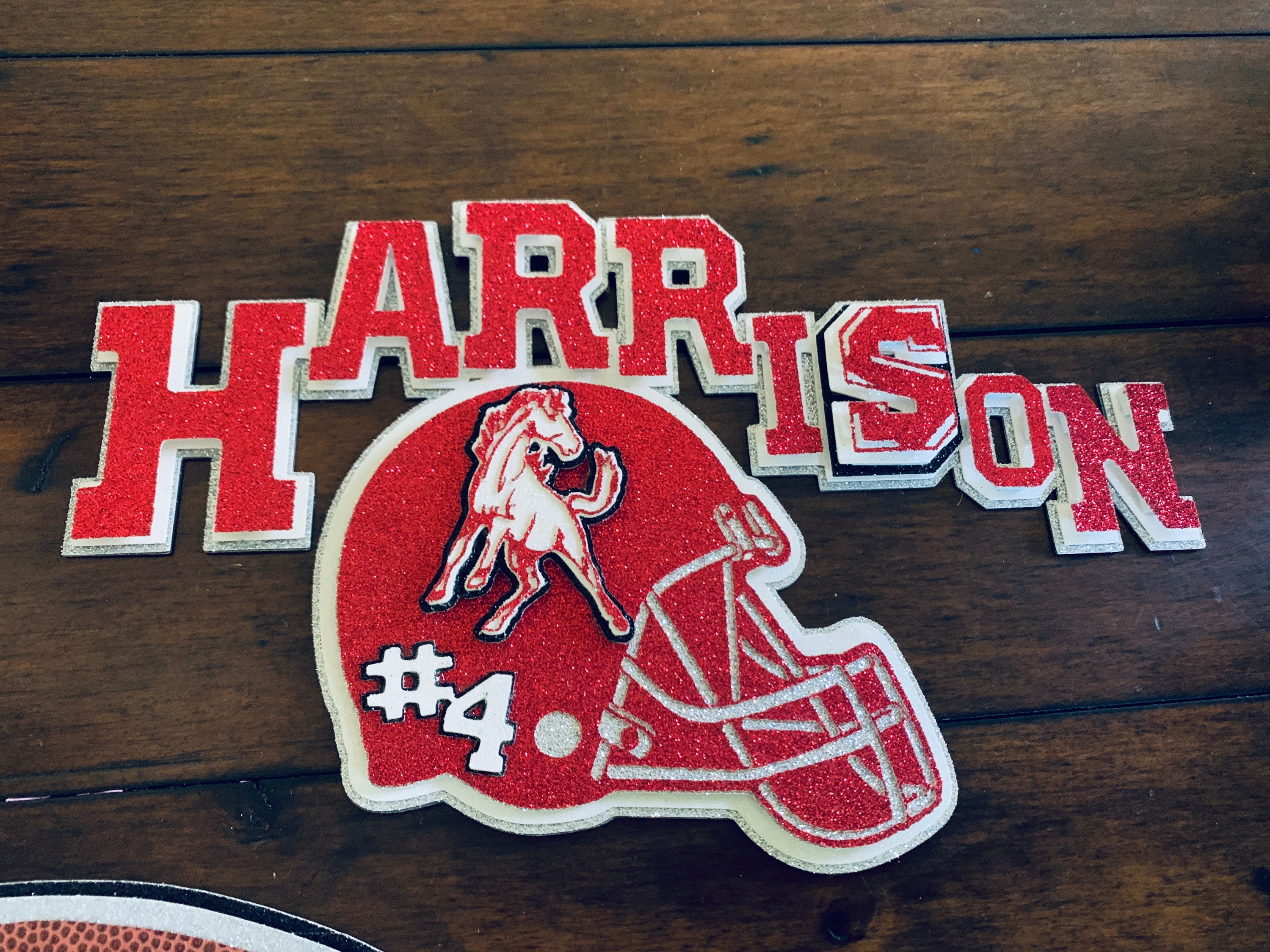 Custom Football Themed Door/locker Sign - Etsy