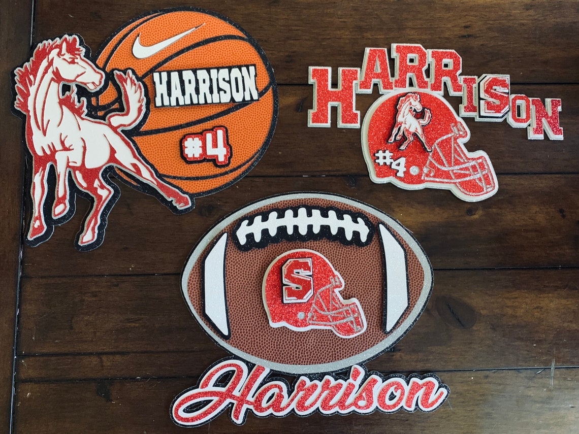 Custom Football Themed Door/locker Sign - Etsy