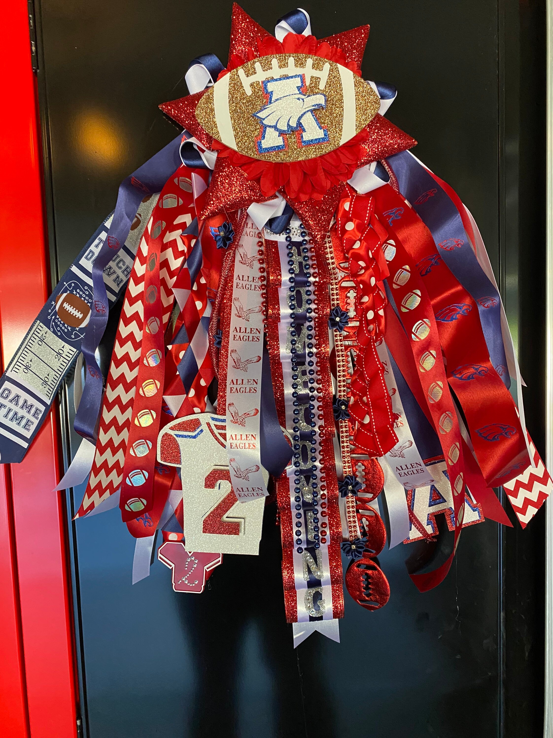 Customizable Homecoming Football Mum - Etsy