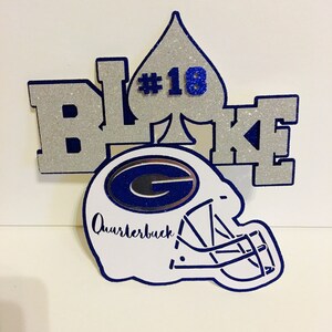 Custom Football Themed Door/locker Sign - Etsy