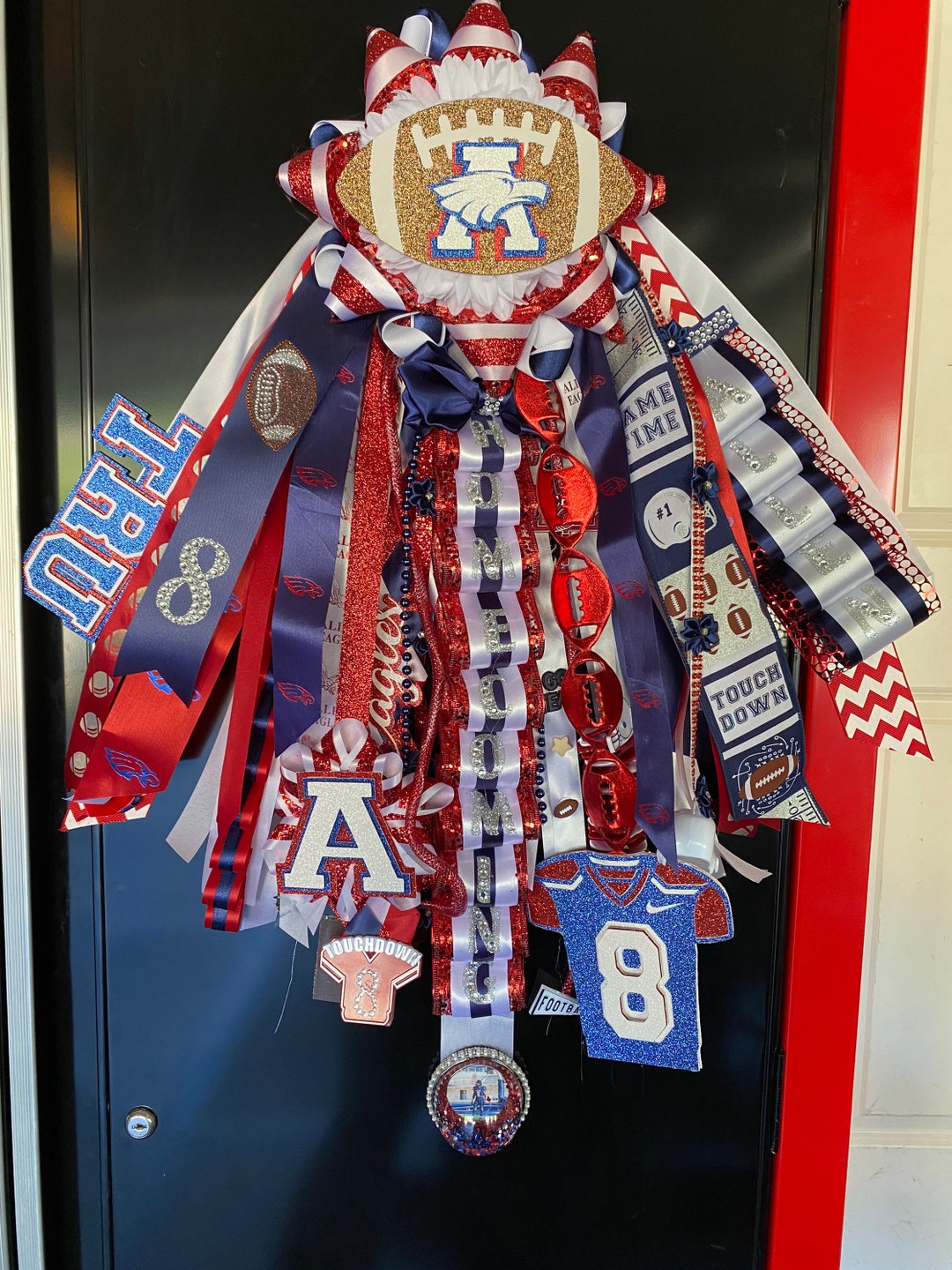 Customizable Homecoming Football Mum - Etsy